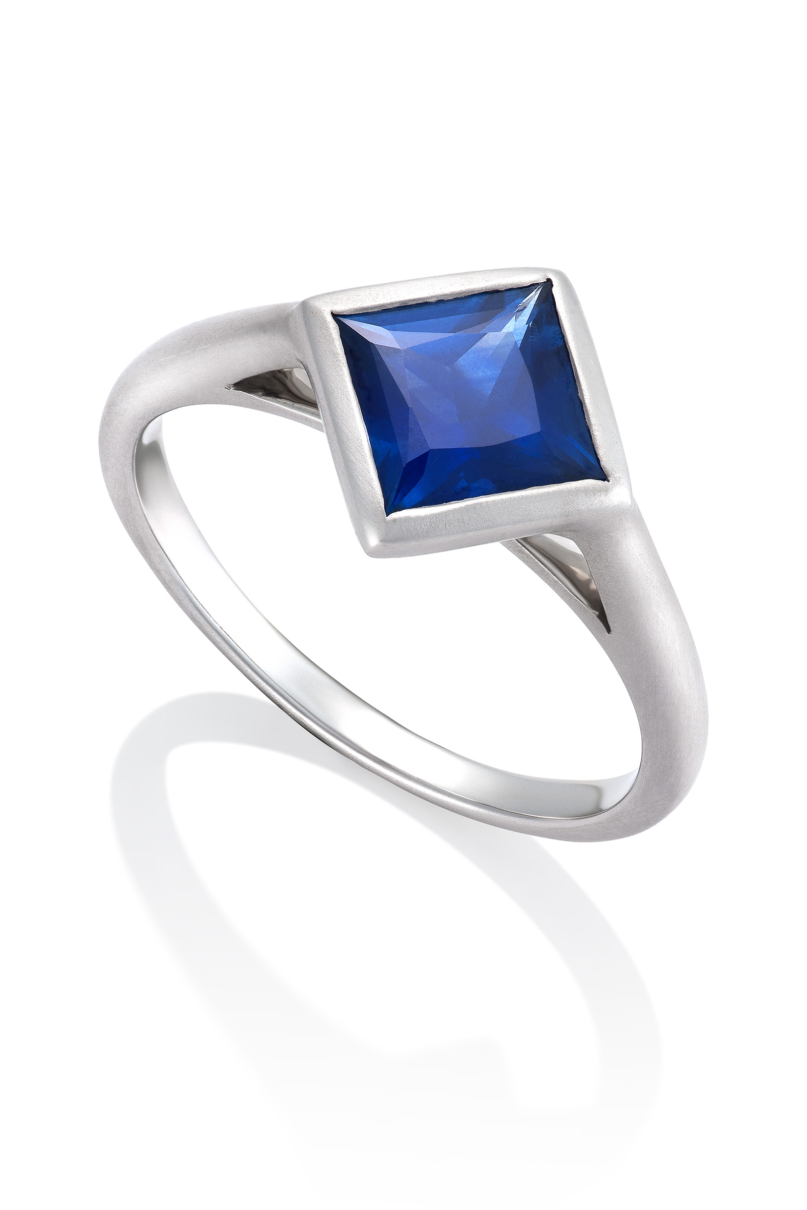 Sapphire Simple Ring - Diana Widman Design